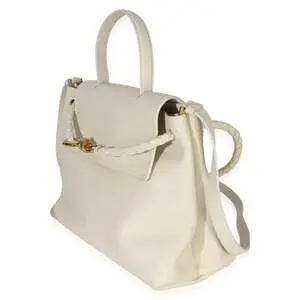 Bottega Veneta Cream Silky Calfskin Ciao Bag - Neutral