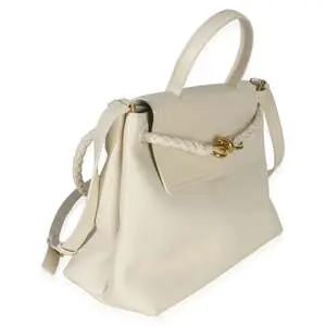 Bottega Veneta Cream Silky Calfskin Ciao Bag - Neutral