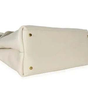 Bottega Veneta Cream Silky Calfskin Ciao Bag - Neutral