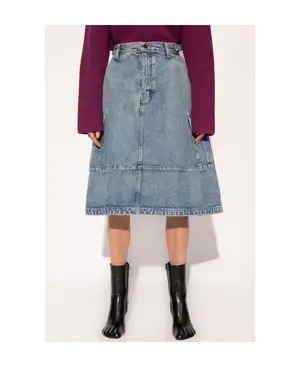 Balenciaga Cargo Denim Skirt