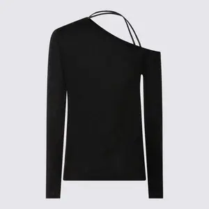 Brunello Cucinelli One-shoulder Long-sleeve Knit Jumper