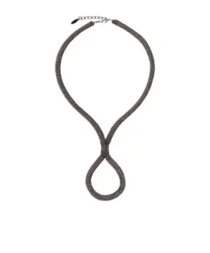 Brunello Cucinelli Beaded Necklace - Black