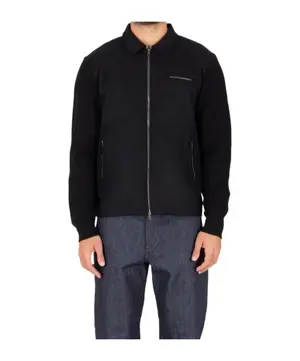 Herno Zip Cashmere Cardigan - Black