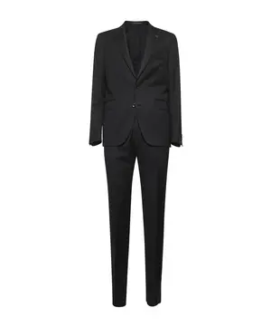 Tagliatore Single-breasted Tailored Suit - Black