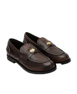 Miu Miu Leather Loafers