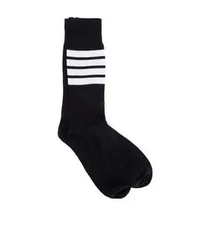 Thom Browne 4-bar Crew Socks - Black