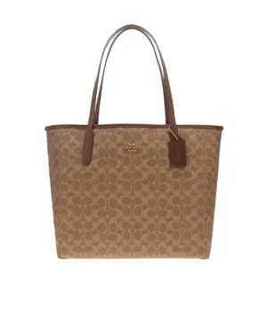COACH Logo Pattern Tote Bag