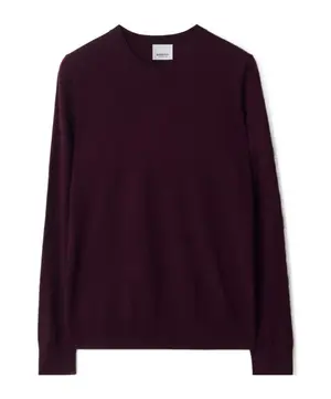 Burberry Long-sleeved Sweater - Deep Grape