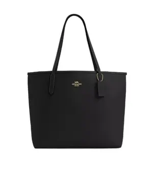 COACH City Tote Bag - Gold/black