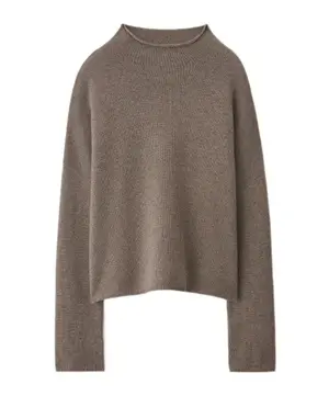 LISA YANG Turtleneck Sweater - Gray
