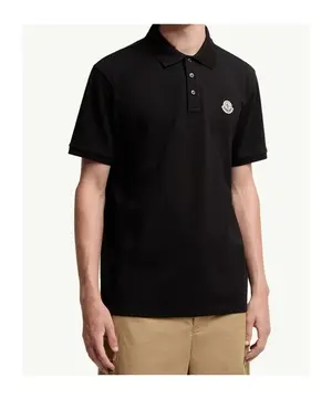 Moncler Logo Patch Short-sleeved Polo Shirt