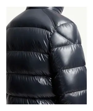 Moncler Maya Zip-up Hooded Jacket - Navy Blue