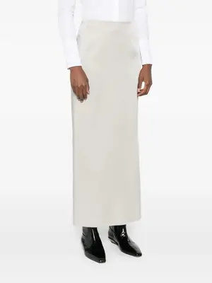 Brunello Cucinelli Straight-hem Midi Skirt