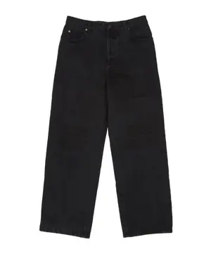 Loewe Anagram-embroidered Jeans - Black