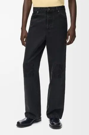 Loewe Anagram Embroidered Jeans