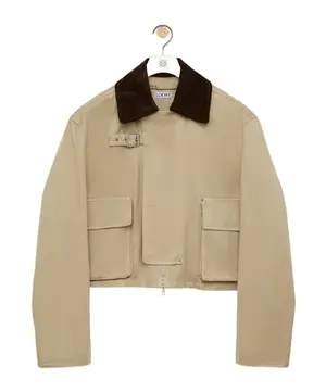 Loewe Buckled Jacket - Light Brown
