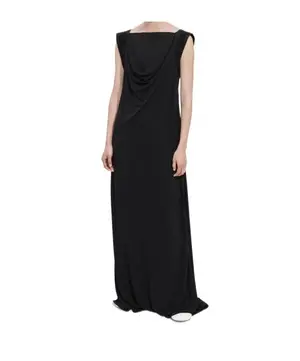Bottega Veneta Crepe Viscose Jersey Dress - Black