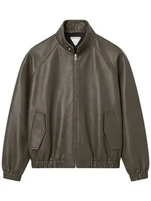 Bottega Veneta Leather Blouson - Black