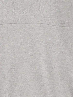 Loewe Medium-weight Fleece Sweatshirt With Embroidery - Grey