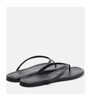 Staud Freja Leather Thong Sandals