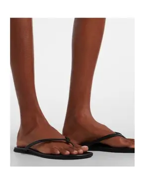 Staud Freja Leather Thong Sandals