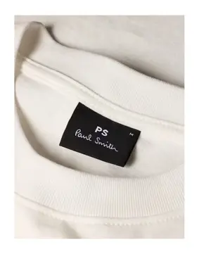 Paul Smith Blanket-stitch 'happy' T-shirt