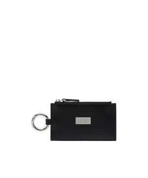 MAISON MARGIELA Leather Zip Wallet - Black