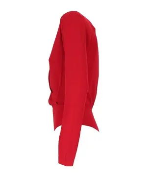 Elisabetta Franchi V-neck Ribbed Knit Bodysuit