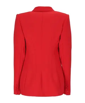 Elisabetta Franchi Fitted Double-breasted Blazer