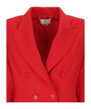 Elisabetta Franchi Fitted Double-breasted Blazer