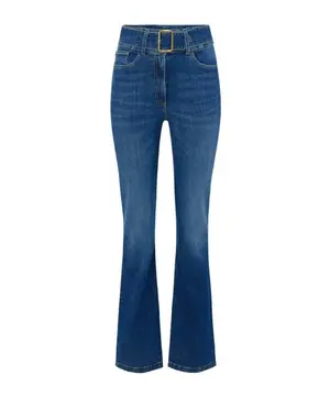 Elisabetta Franchi Flared Jeans - Denim Blue