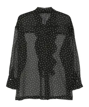 P.a.r.o.s.h Star-print Ruffled Shirt