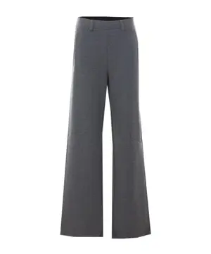 Liu Jo Wide-leg Trousers With Belt Loops - Black