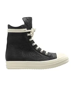 Rick Owens Round-toe High-top Casual Shoes