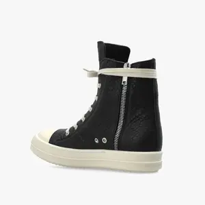 Rick Owens Round-toe High-top Casual Shoes