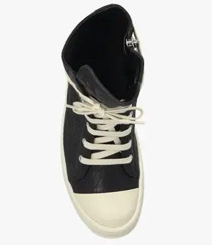 Rick Owens Round-toe High-top Casual Shoes