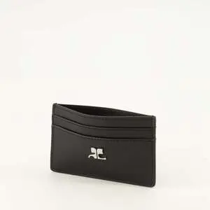 COURREGES Ac Logo-plaque Leather Cardholder