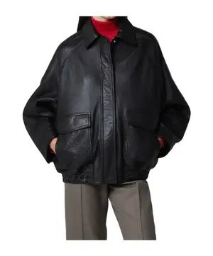 RÓHE Long Sleeve Leather Jacket