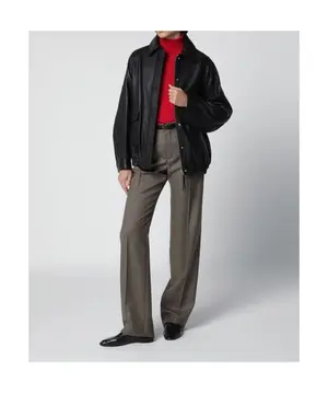 RÓHE Long Sleeve Leather Jacket