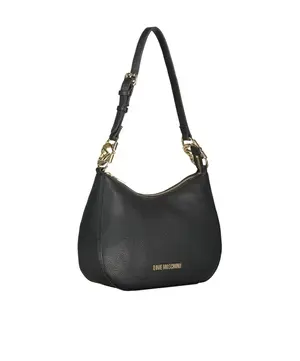 Moschino Curved Zip Shoulder Bag