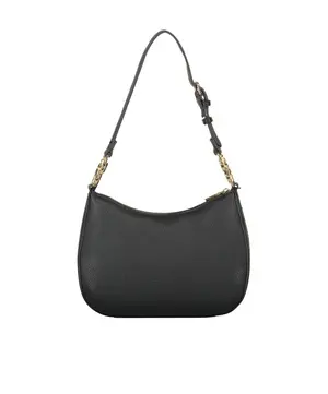 Moschino Curved Zip Shoulder Bag