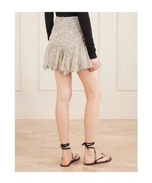 Isabel Marant Étoile Polka Dot Mini Skirt - White