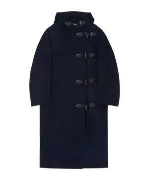 RÓHE Long-sleeved Coat - Navy Blue