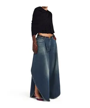 Balenciaga Asymmetric Draped Sleeveless Blouse - Black