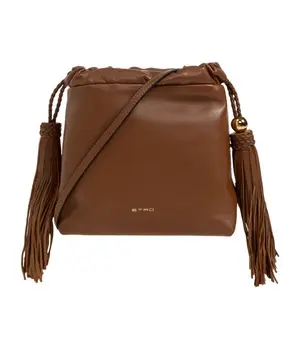Etro Drawstring Shoulder Bag - Brown