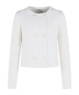 COURREGES Long-sleeved Casual Jacket - White