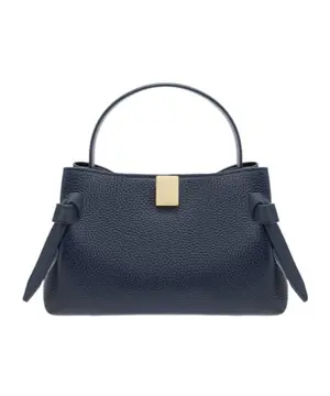 Yuzefi Pebble-grain Leather Tote-bag - Midnight