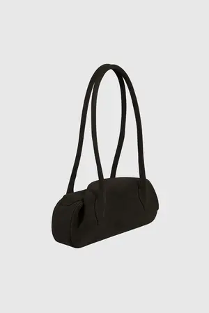 Yuzefi Oyster Mini Shoulder Bag - Black