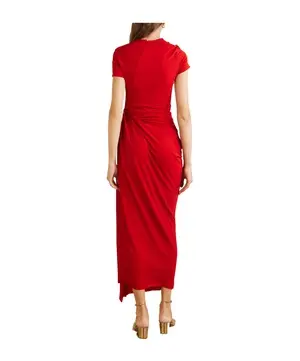 Erdem Crew Neck Short-sleeve Midi Dress