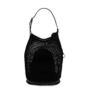 Alaïa Hip Large Bucket Bag - Black